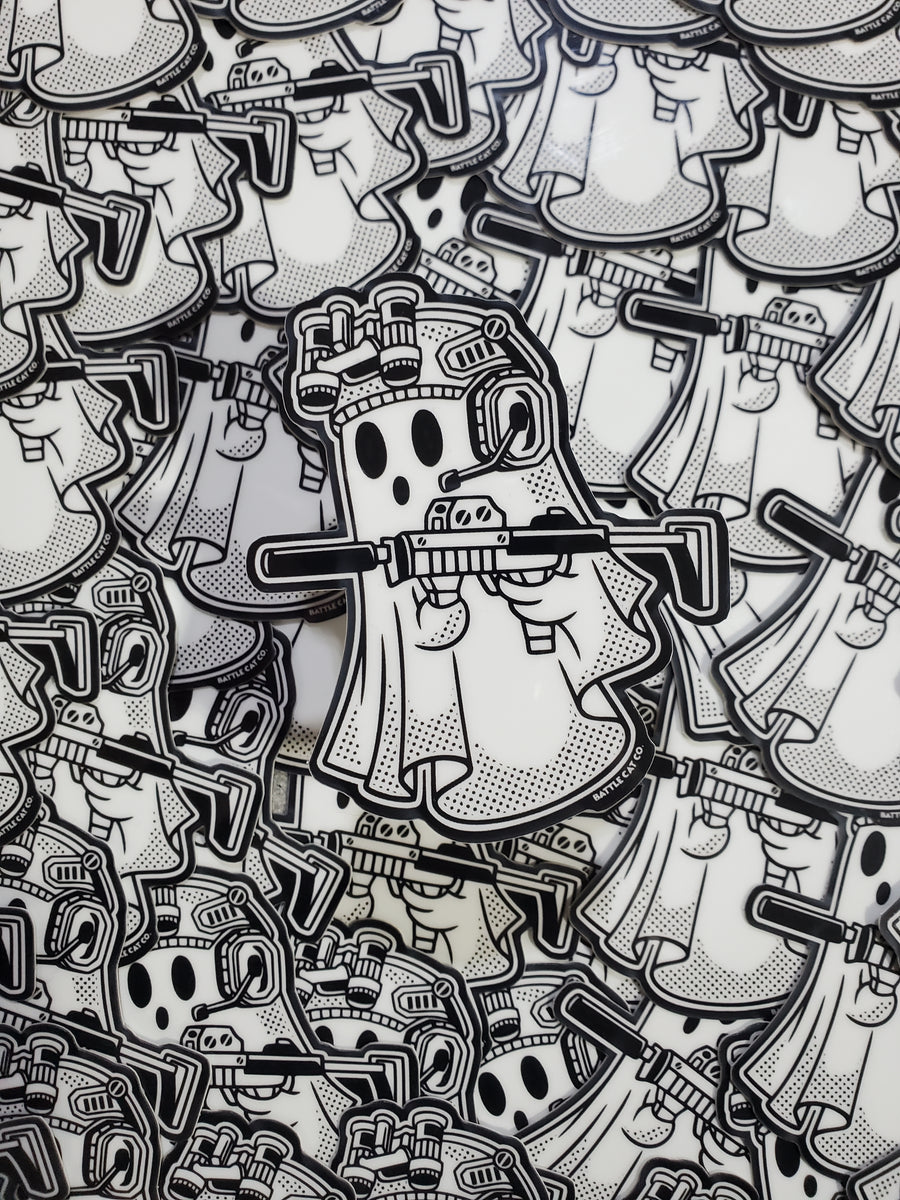 Night time Jeff - Glow in the Dark Sticker – Battle Cat Co.