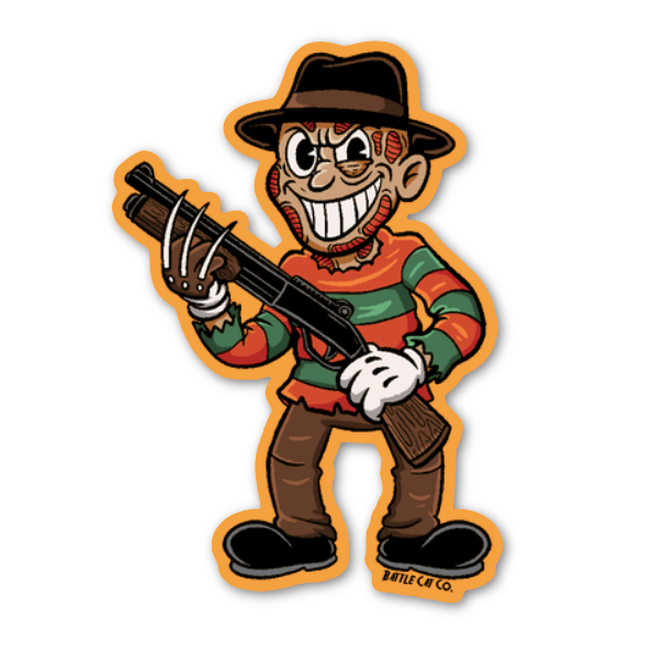 Freddy Kruegar - Sticker – Battle Cat Co.