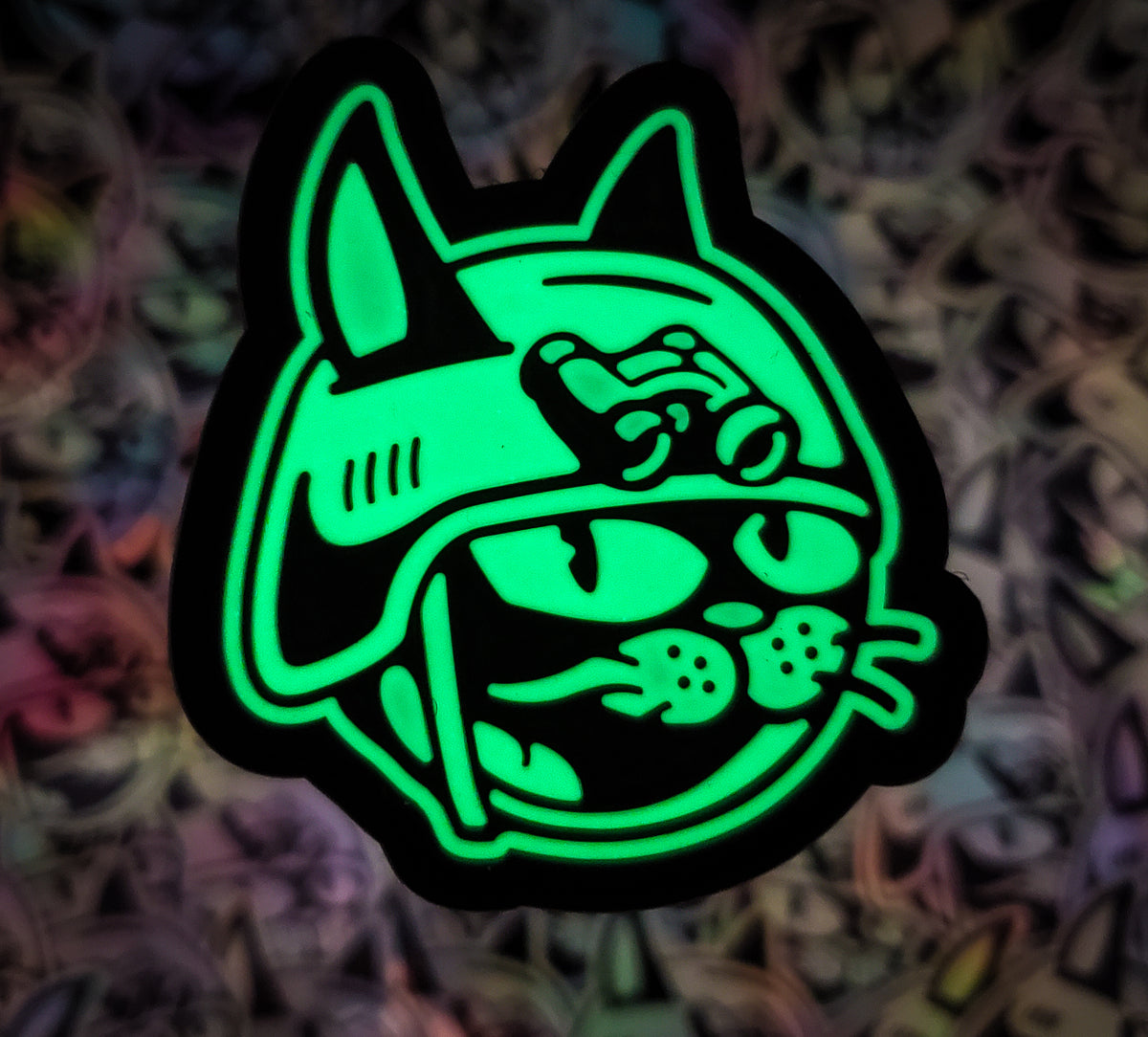 Glowing Battle Cat Anniversary Patch – Battle Cat Co.