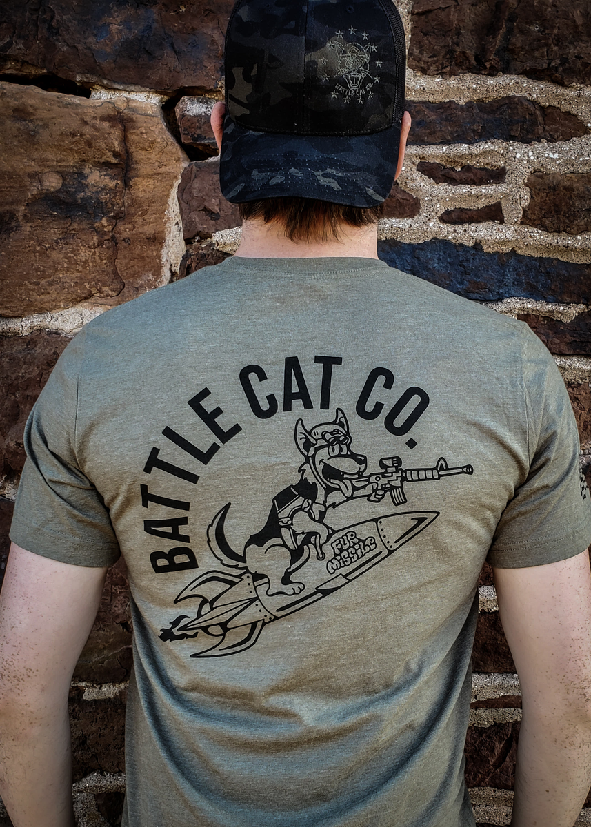 Fur Missile - OD Green – Battle Cat Co.